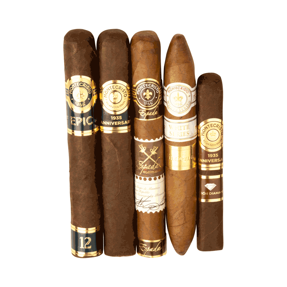 Cigar Samplers 5ct Top Montecristo Sampler | Cigars.com