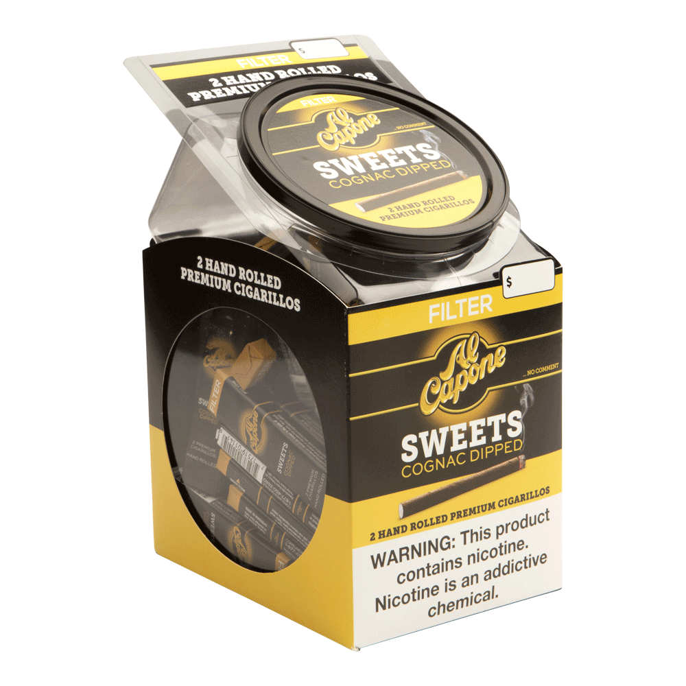 Al Capone Cigarillos Cognac Sweet Display | Cigars.com
