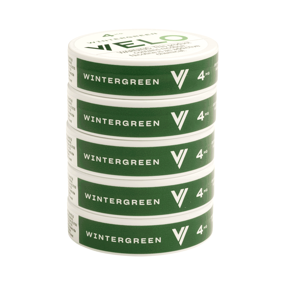 Velo Wintergreen 4MG Nicotine Pouches | Cigars.com